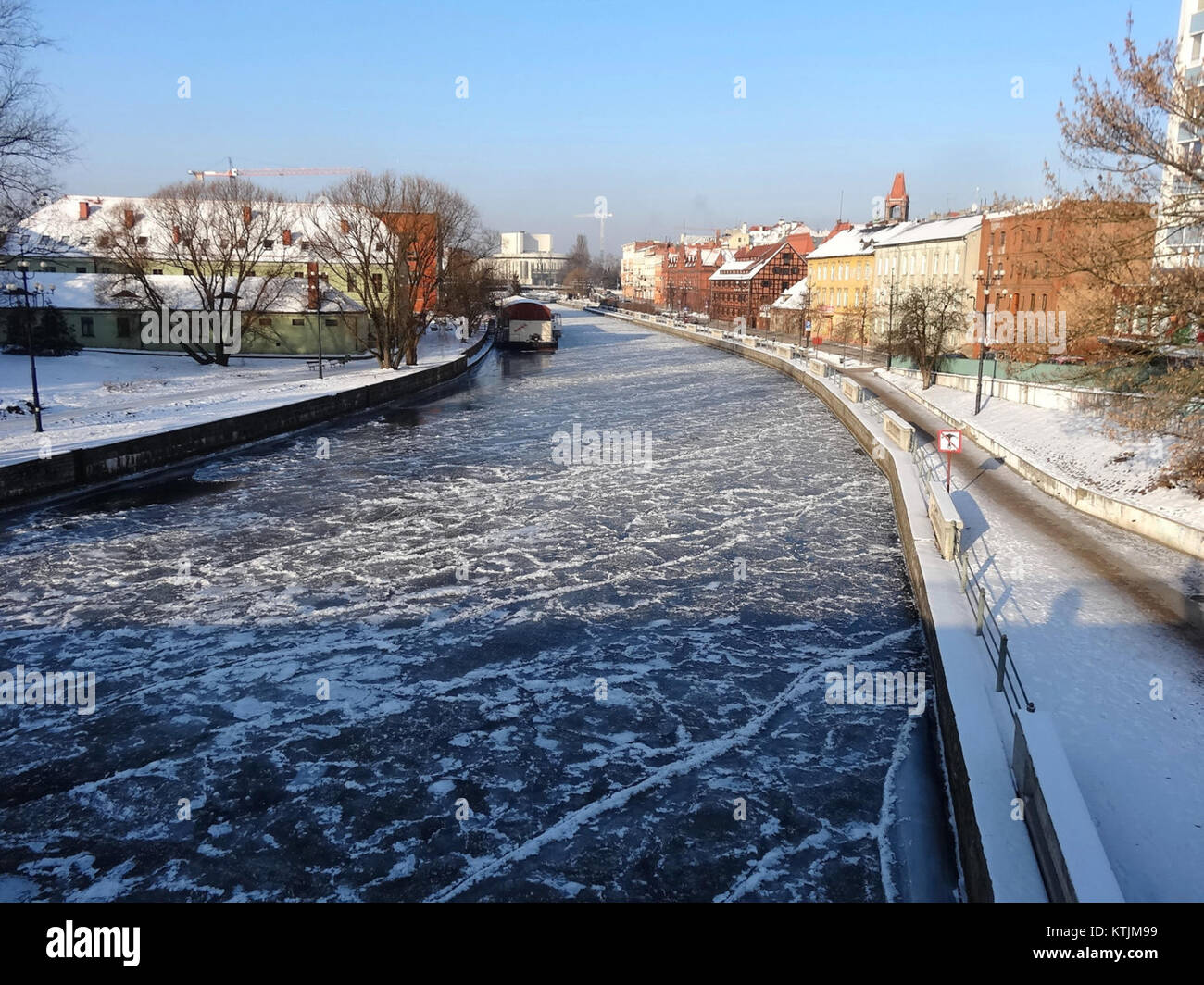 The view of the bridge in Bern, Switzerland, captured in 2014 ...