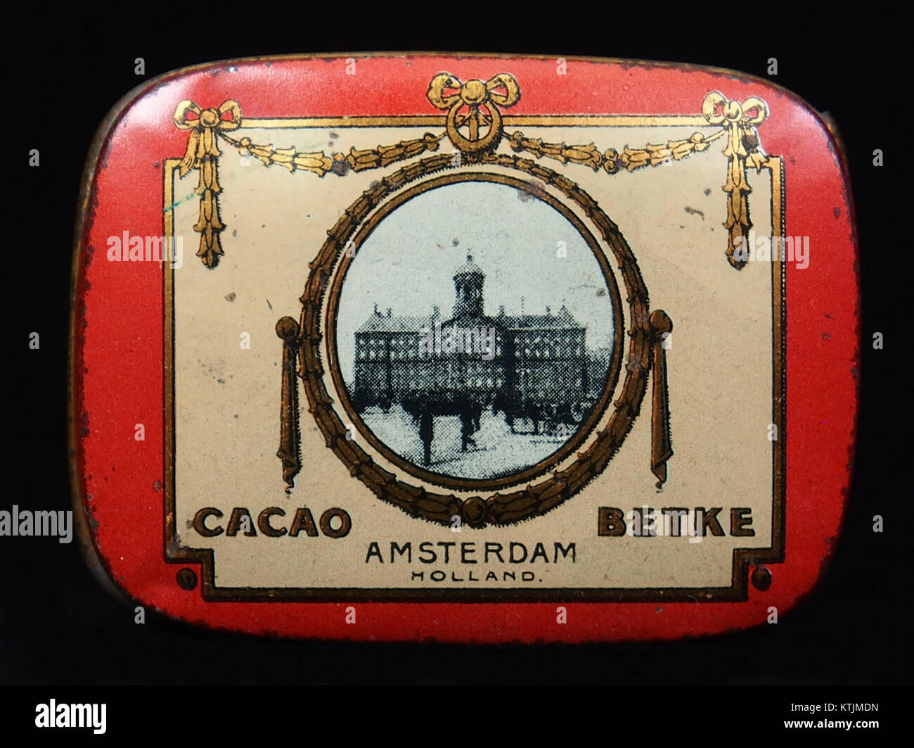 This image features a 50-gram tin of Betke cacao, specifically intended ...