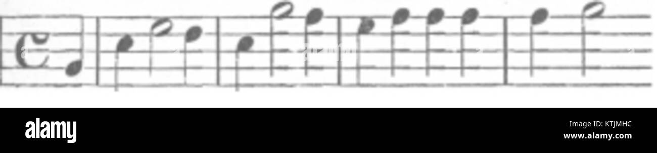 Example of notes 3 Complete Encyclopedia of Music Stock Photo - Alamy