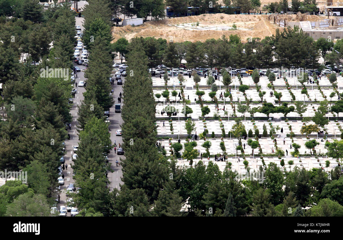 Behesht-e Reza Cemetery in Mashhad, Iran, is a significant burial ...