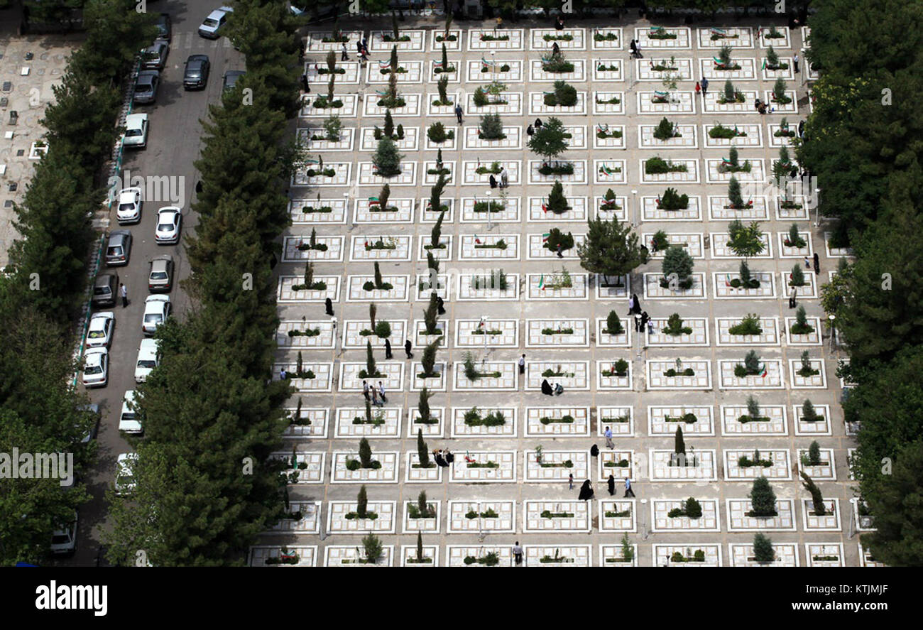 The Behesht e Reza Cemetery, located in Mashhad, Iran, is an important ...