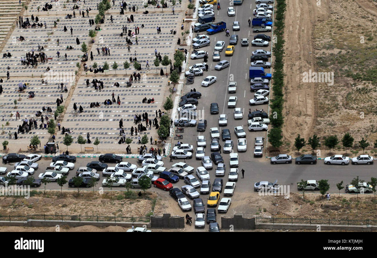 Behesht e Reza Cemetery in Mashhad, Iran, is a significant burial ...