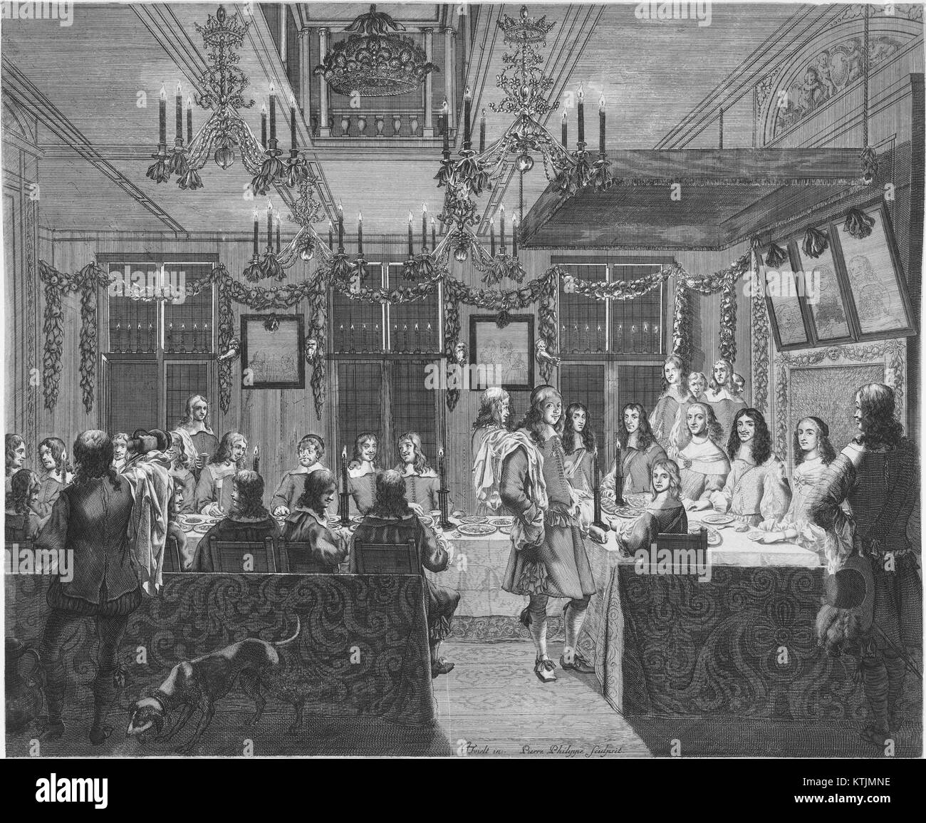 King charles ii banquet hi-res stock photography and images - Alamy