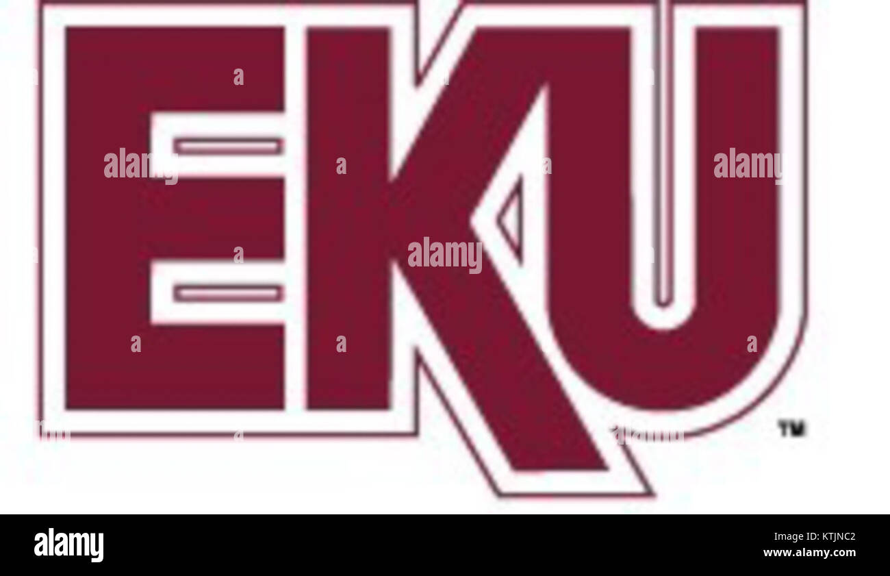 The Eastern Kentucky University logo features the university's initials ...