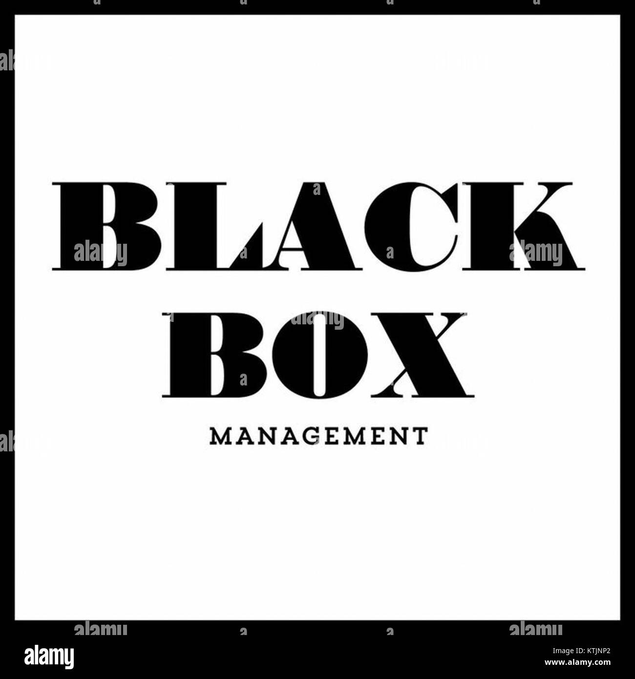 Box logo Black and White Stock Photos & Images - Alamy