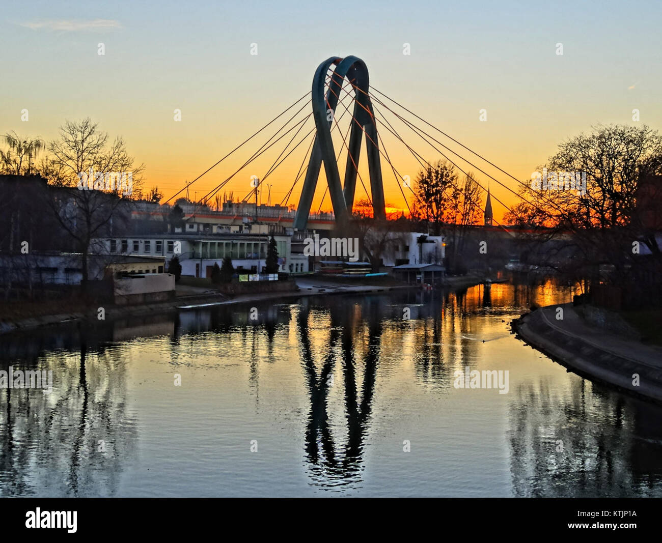 A pylon at a building site in TU, photographed in March 2014. The image ...