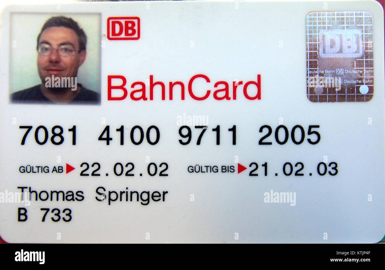 Bahncard 50 hi-res stock photography and images - Alamy