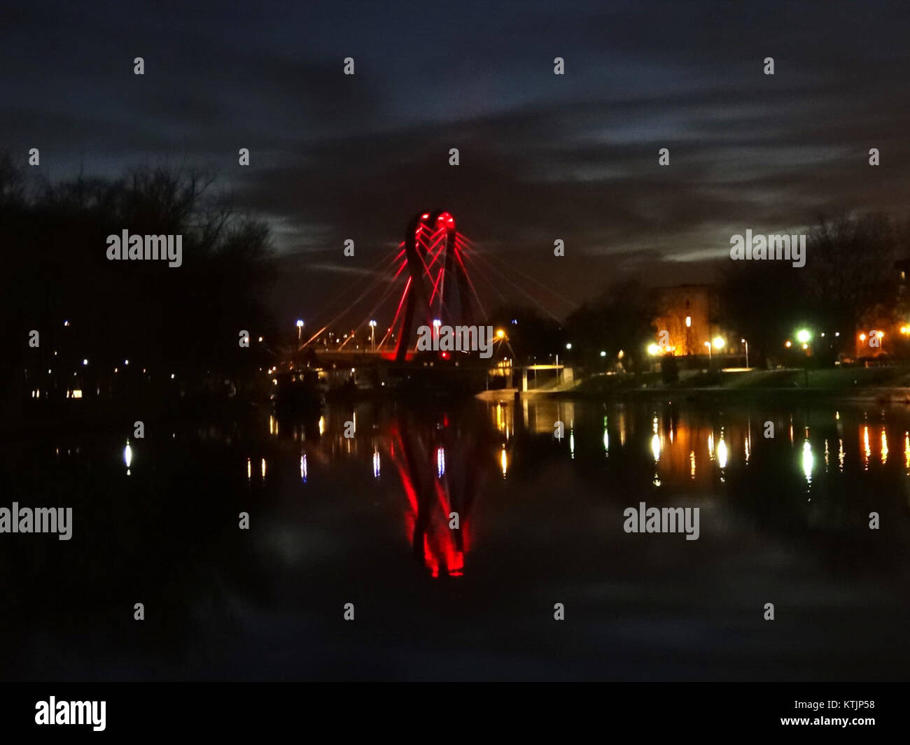 The pylon shown in this image is part of a large infrastructure project ...