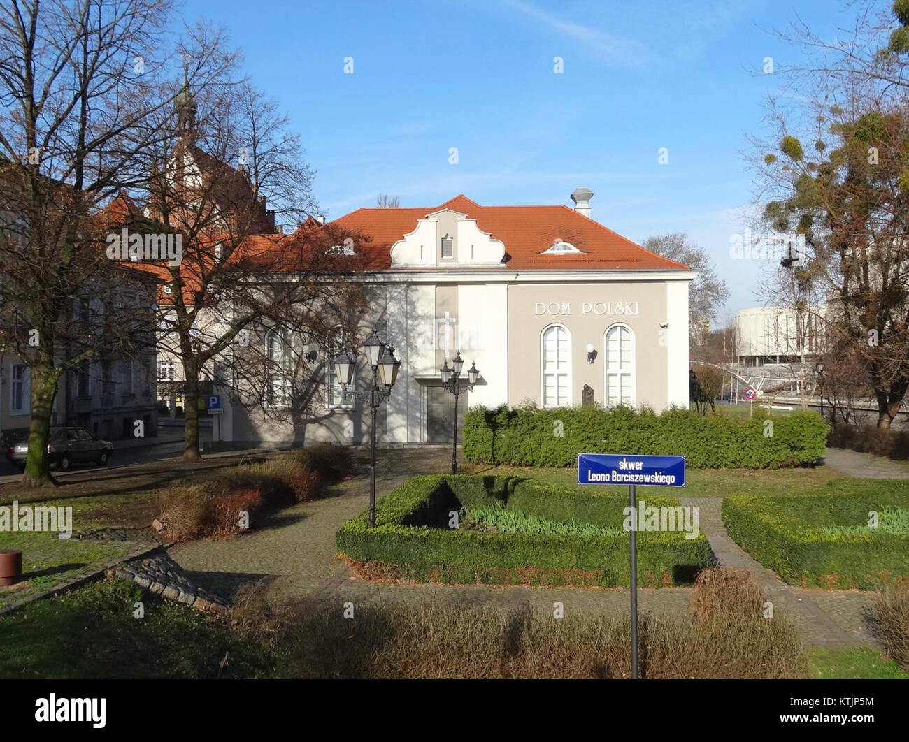 The Dom Polski building in Poland, seen here in a photograph taken in ...