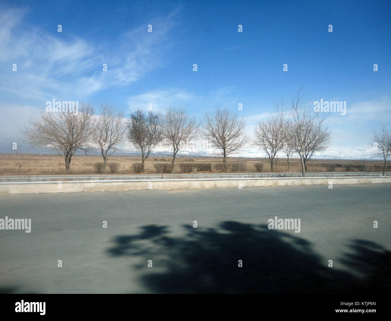 Azadegan Boulevard in Nishapur, Iran, is a significant thoroughfare ...