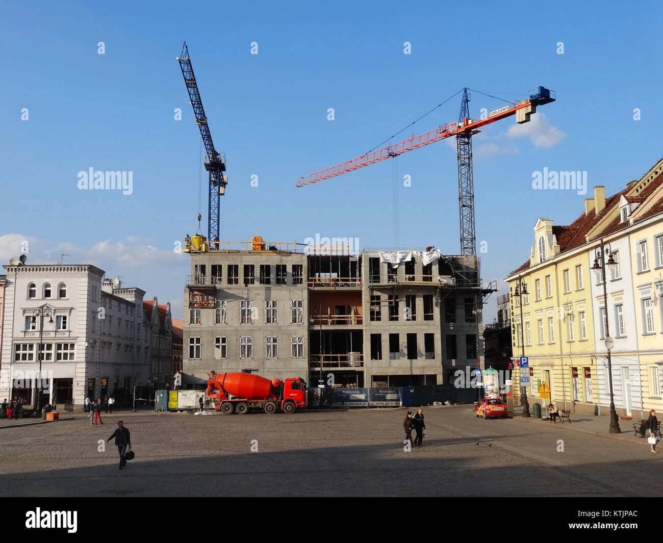 A photograph from 2014 capturing the vibrant Old Market Square in Bdg ...