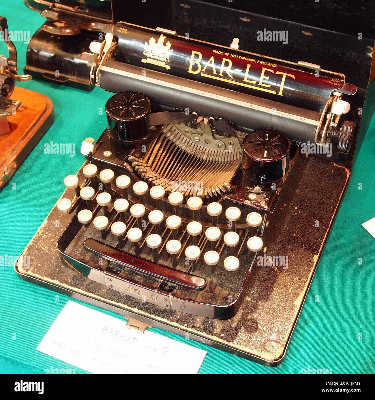 A photograph of the Bar Let Model 2, taken in 1935. This model is ...