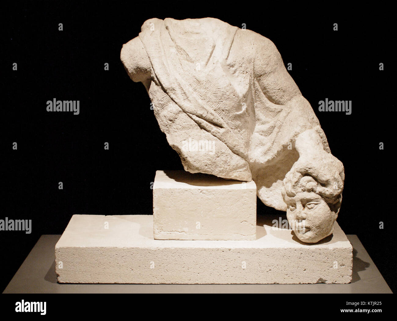 This bust, potentially representing Jupiter, the king of the Roman gods ...