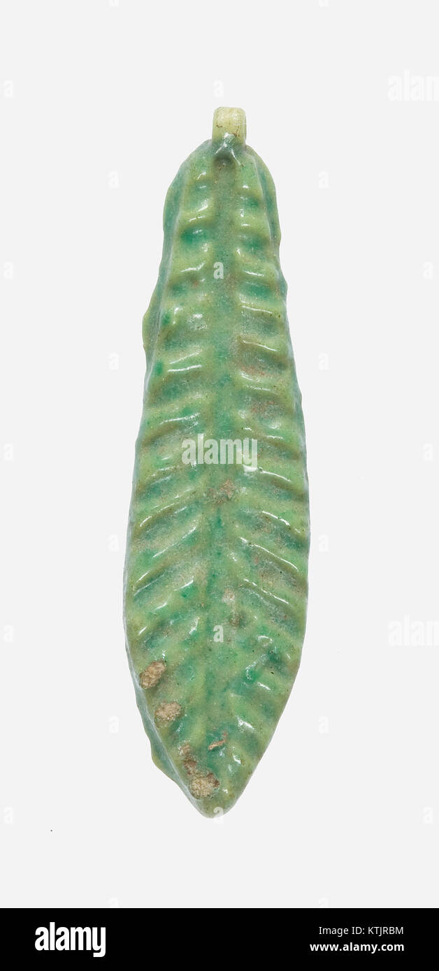 This bead in the form of a leaf, part of the MET collection, represents ...