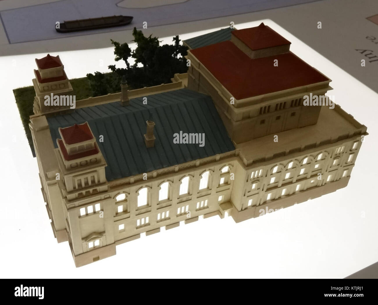 This model of the Bdg MuzOkr TeatrMiejski, built in 2014, showcases ...