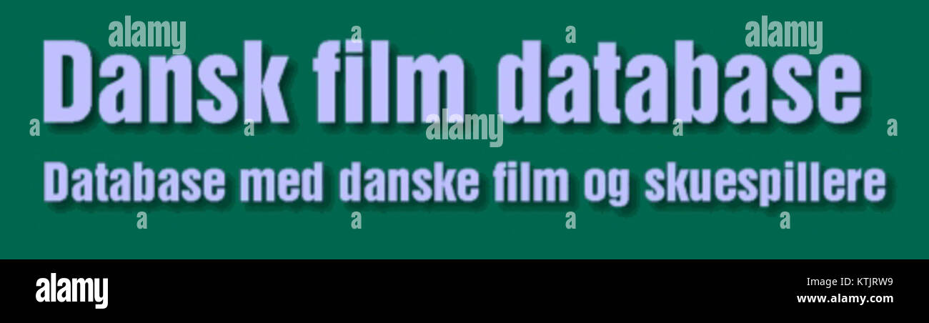 The Dansk Film Database is a comprehensive resource for Danish cinema ...