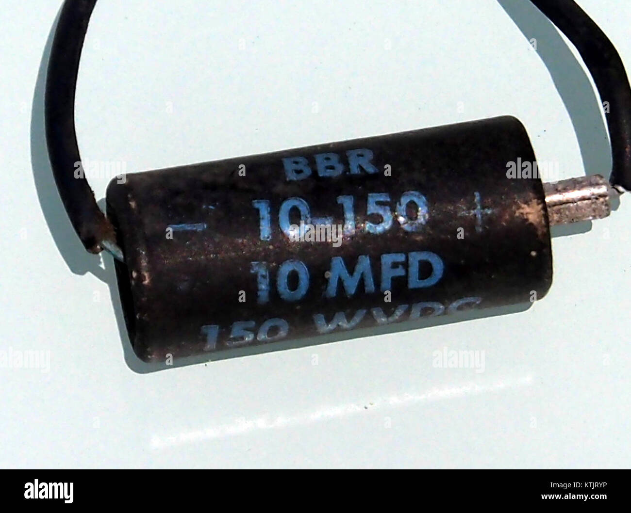 BBR 10 150, 10 MFD, 150 WVDC Cornell Dubilier 85C Capacitor, pic2 Stock ...