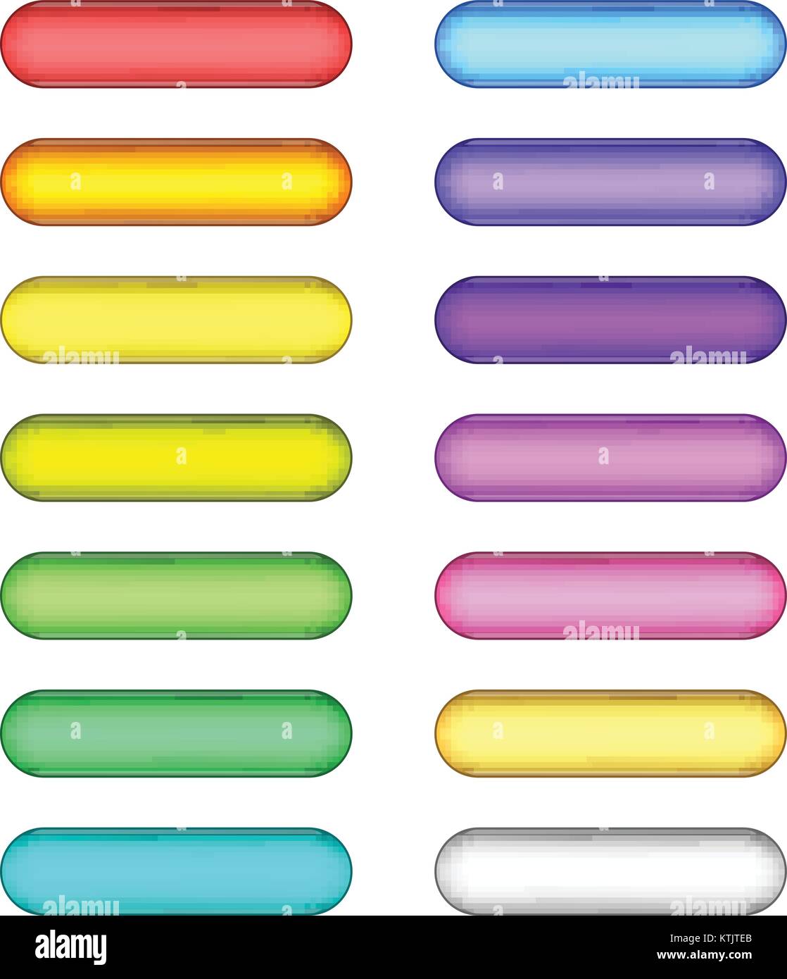 vector web buttons set Stock Vector Image & Art - Alamy