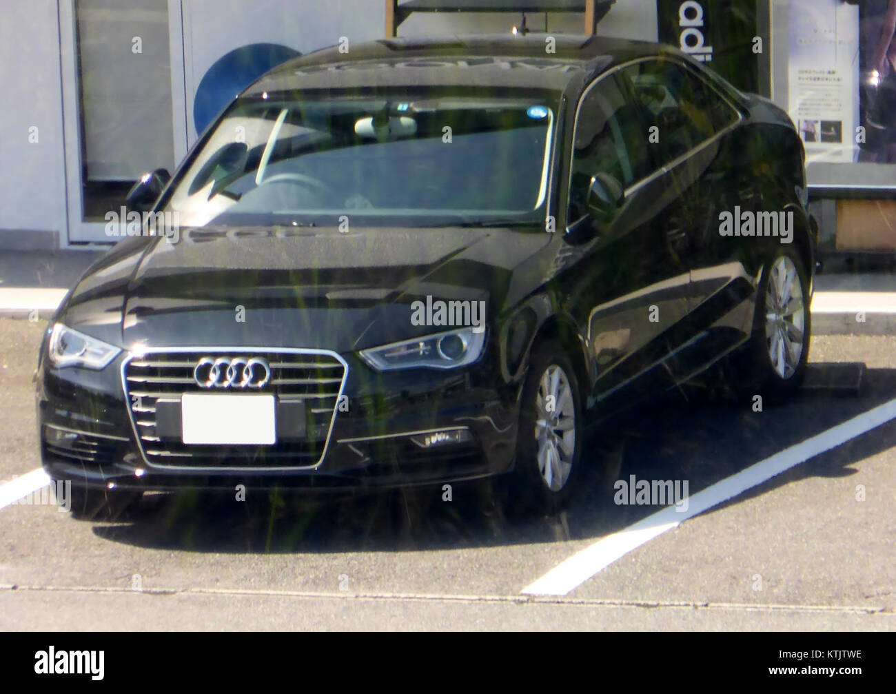 The Audi A3 Sedan (8V) front view showcases the vehicle's sleek, modern ...