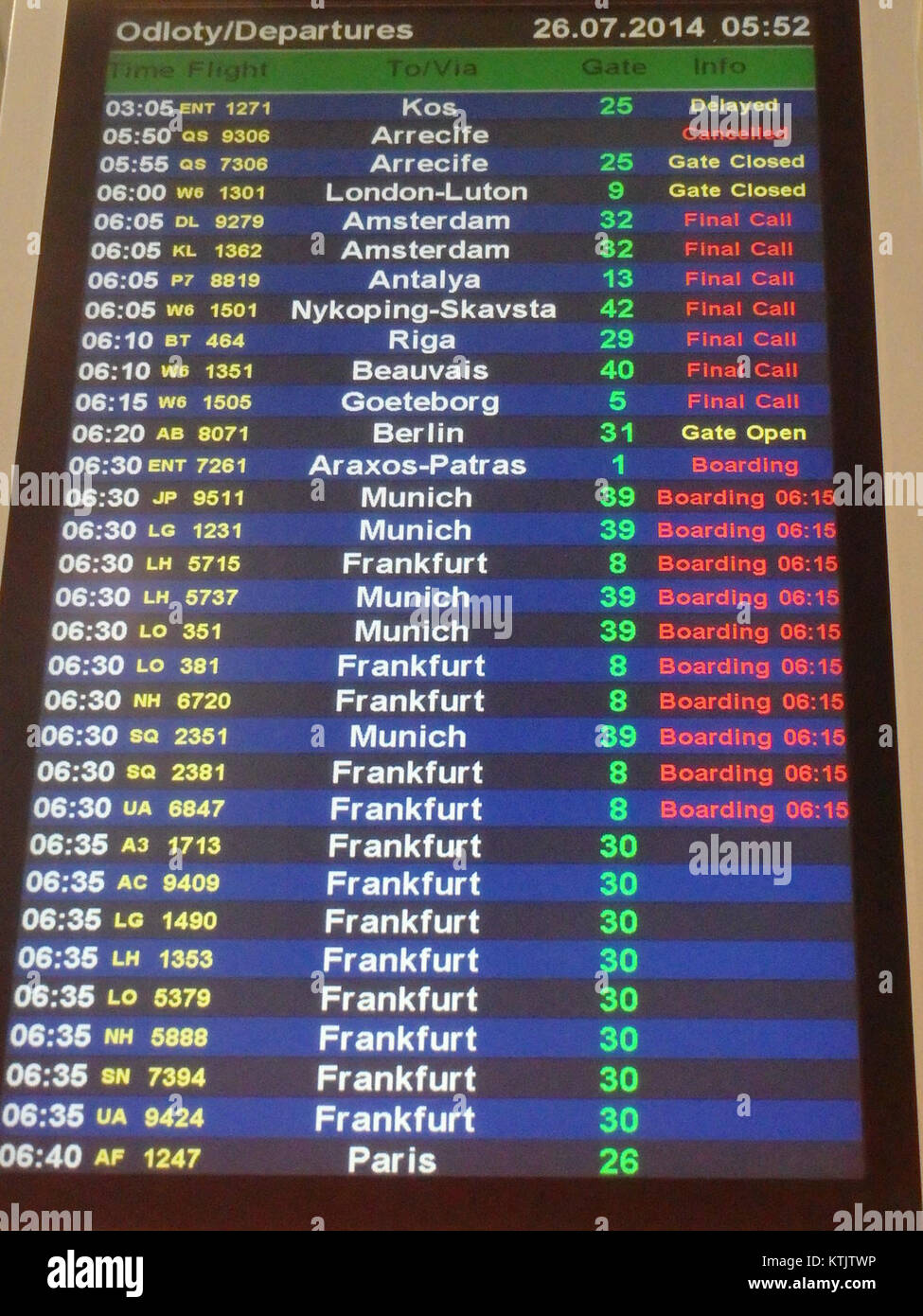 Codeshare flights at Warsaw Chopin Airport (WAW) enable passengers to ...