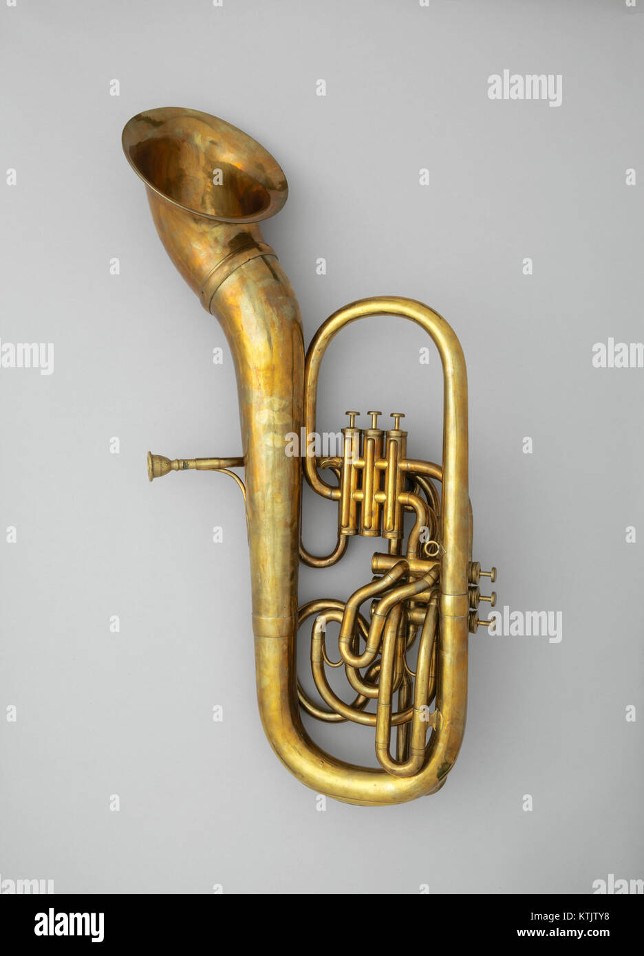 Bass saxhorn MET DP332580 Stock Photo - Alamy