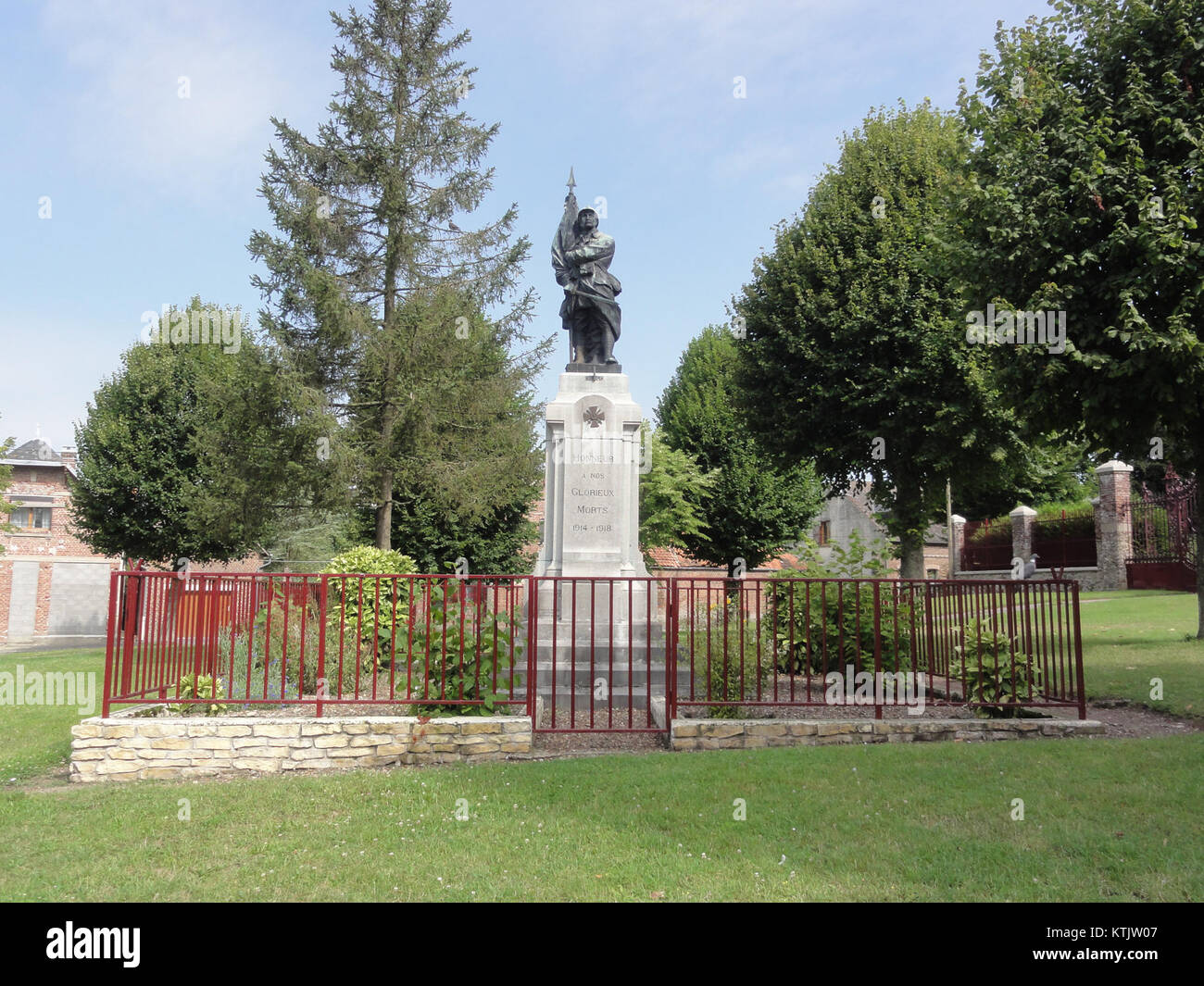The Bernot monument aux morts, located in Aisne, France, is a war memorial commemorating those ...