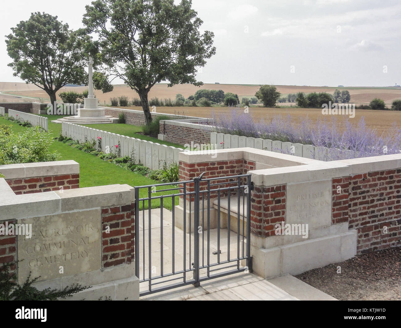 The Beaurevoir Communal Cemetery British Extension in France is a ...
