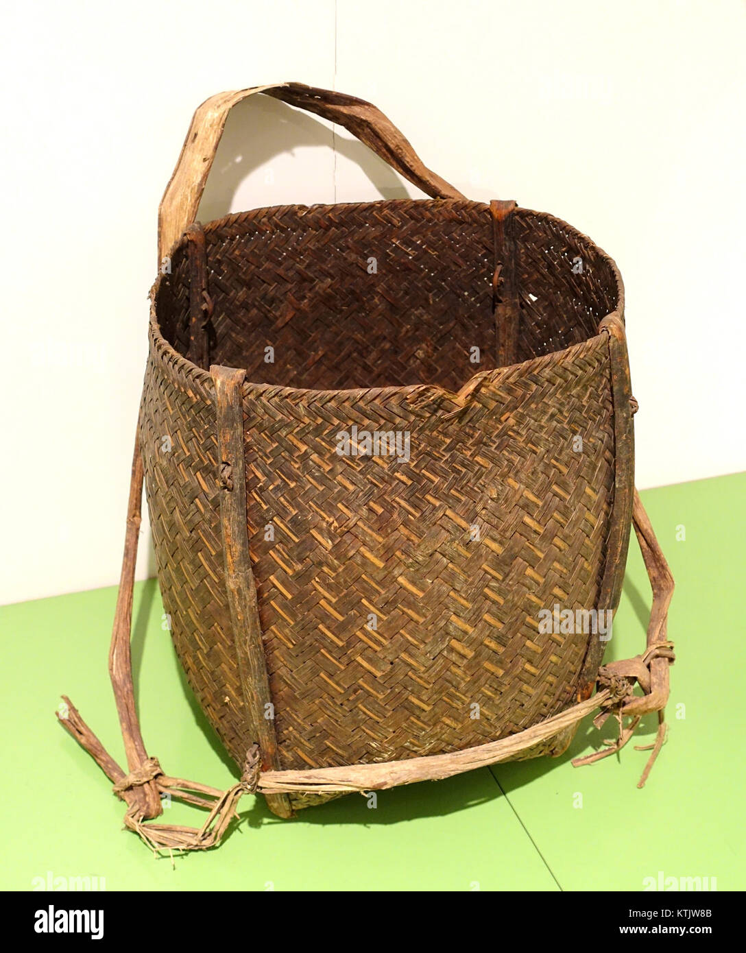 This basket with a headband, displayed at the Thanh Hoa Vietnamese ...