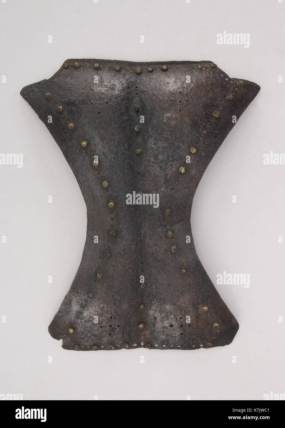 This backplate from a brigandine, housed at the Metropolitan Museum, is ...