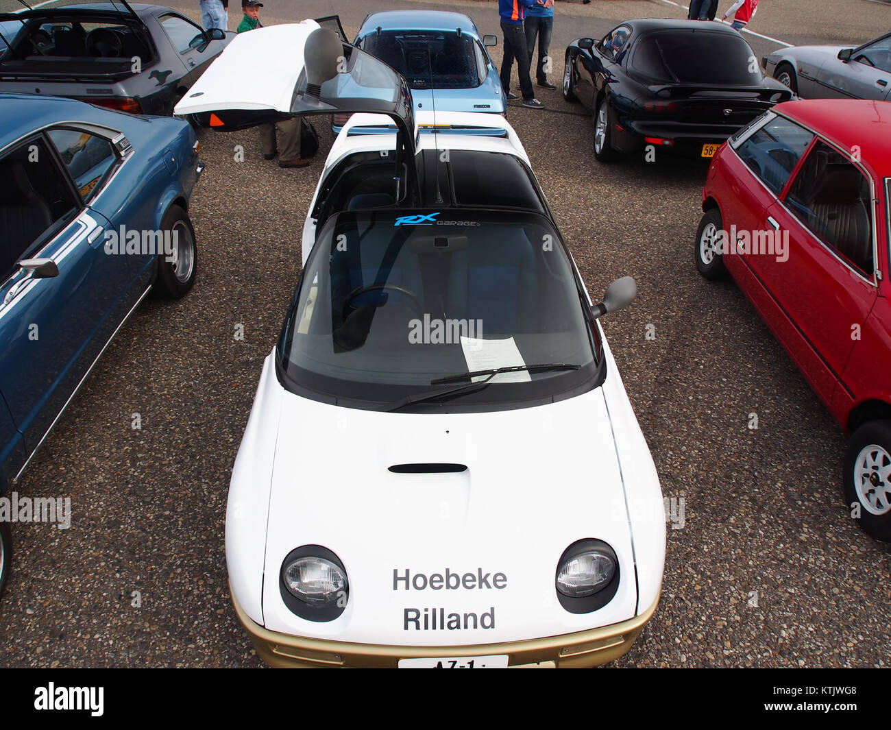 A photo of the Autozam AZ-1, a compact sports car produced by Mazda ...