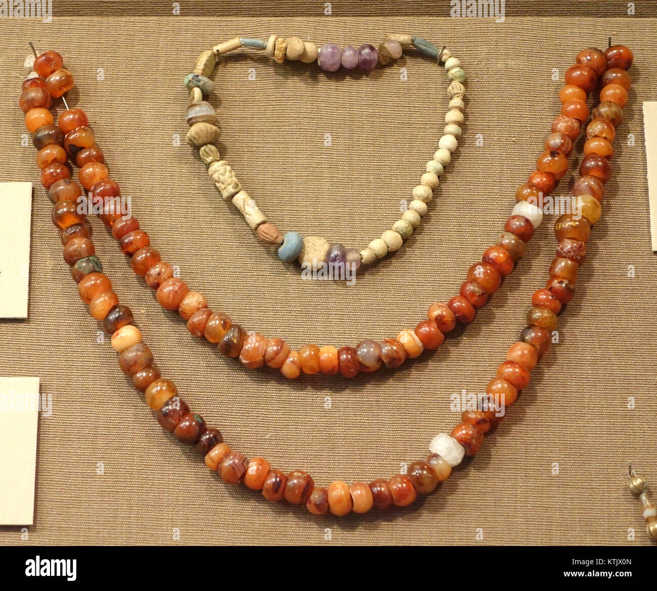 Beads, (above) Nippur, Area TA, Neo Assyrian period, 900 612 BC, frit ...