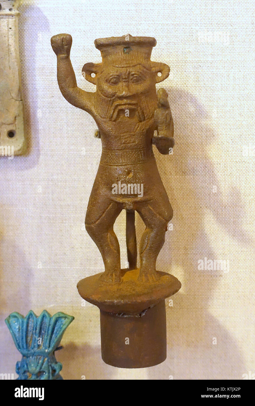 The statue of Bes, an Egyptian deity, housed at the Oriental Institute ...