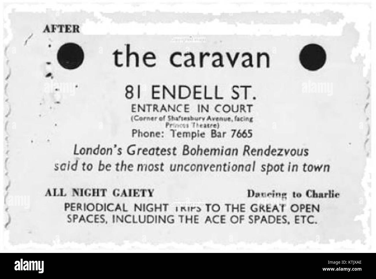 A 1934 advertisement for the Caravan Club, showcasing its role in ...