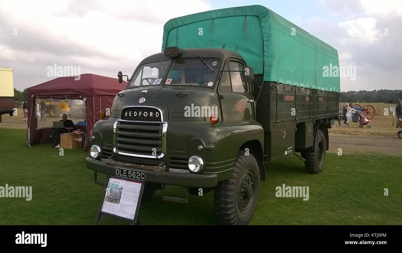 The Bedford RL is a reference to a specific model of vehicle, possibly ...