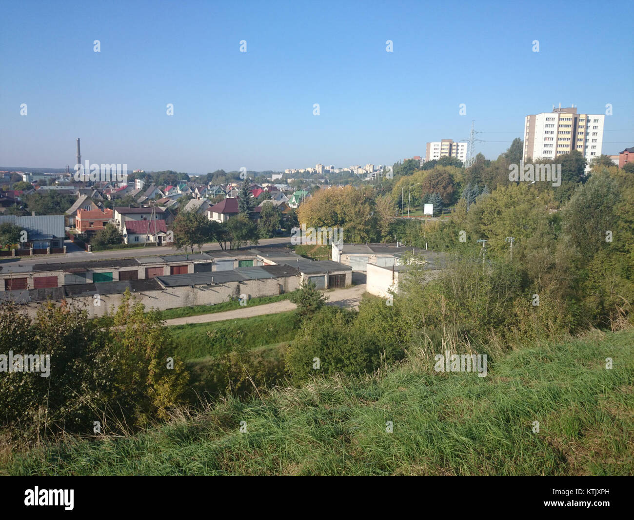 Ateities Street in Jonava, Lithuania, is a central thoroughfare known ...
