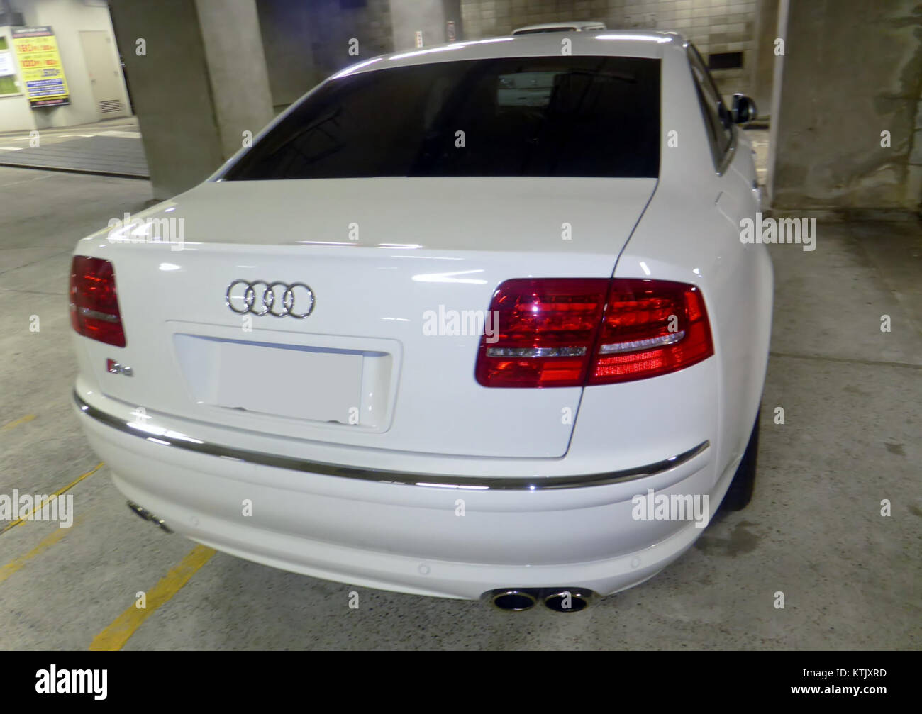 The Audi S8 (D3) rear view showcases the performance luxury sedan's ...