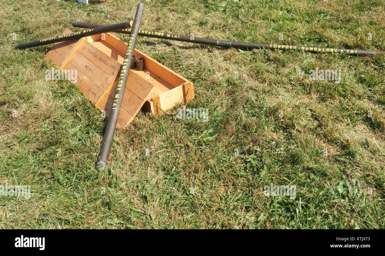 The Bangalore torpedo is a military device used for clearing obstacles ...