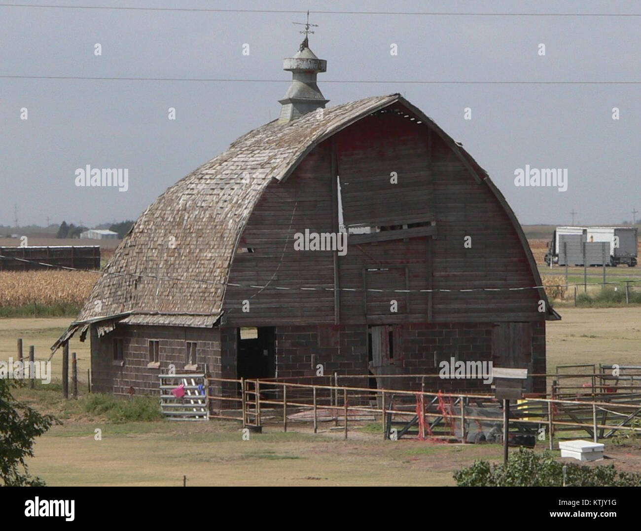 The Beamer Barn, located in Gove County, is an architectural structure ...
