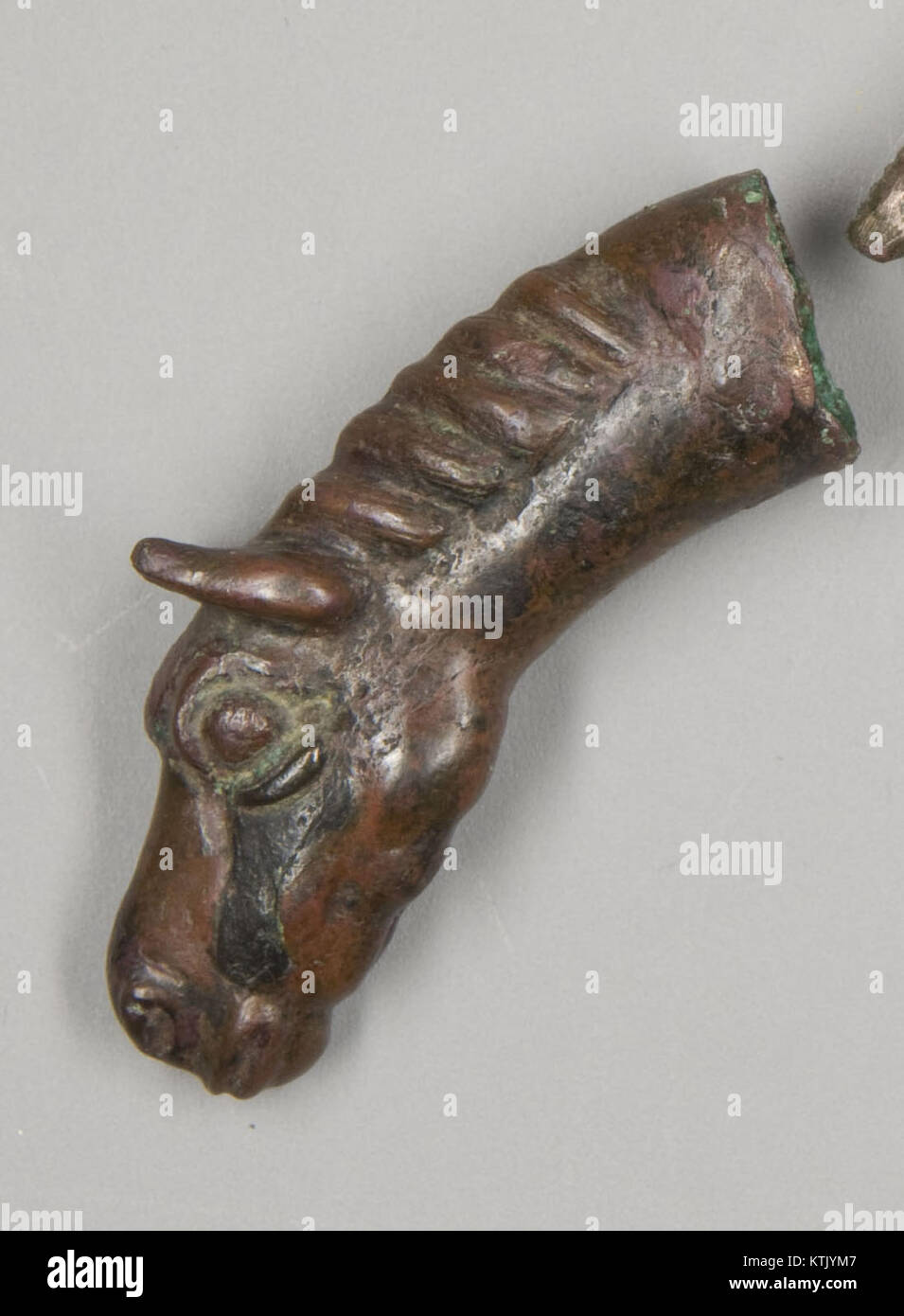 This ancient axe head, dated to the prehistoric period, was discovered ...