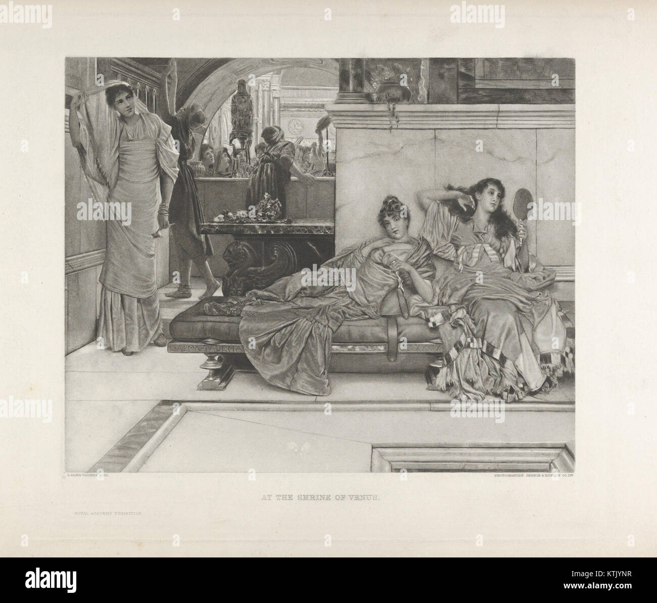 A depiction of the Shrine of Venus, possibly showcasing its historical ...