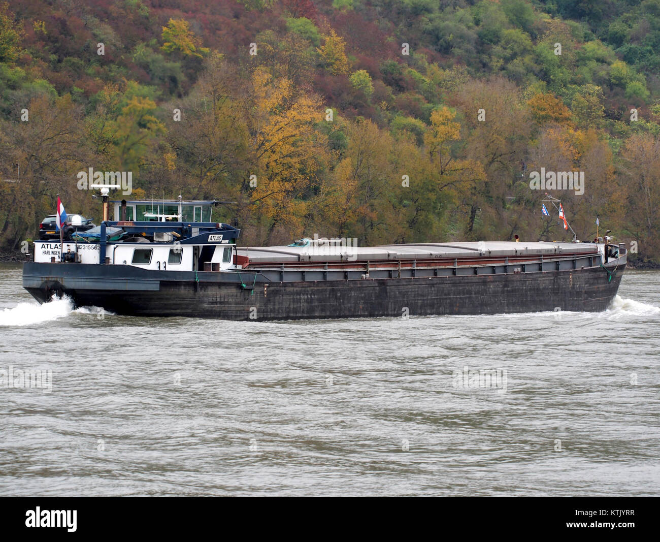 This image shows the *Atlas* ship, identified by the ENI number ...