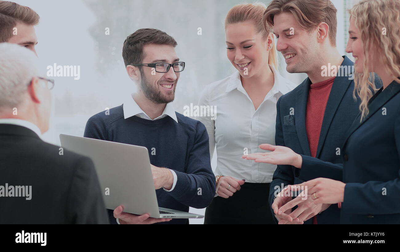 Happy business team planning work together Stock Photo - Alamy
