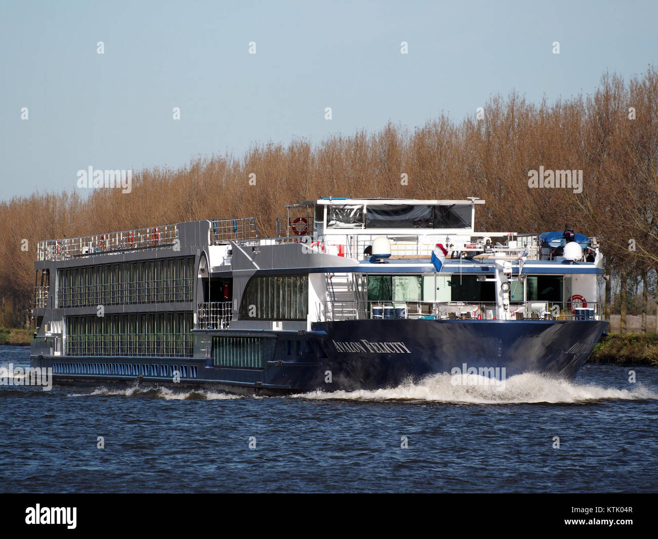 The Avalon Felicity, a river cruise vessel, is pictured on the ...