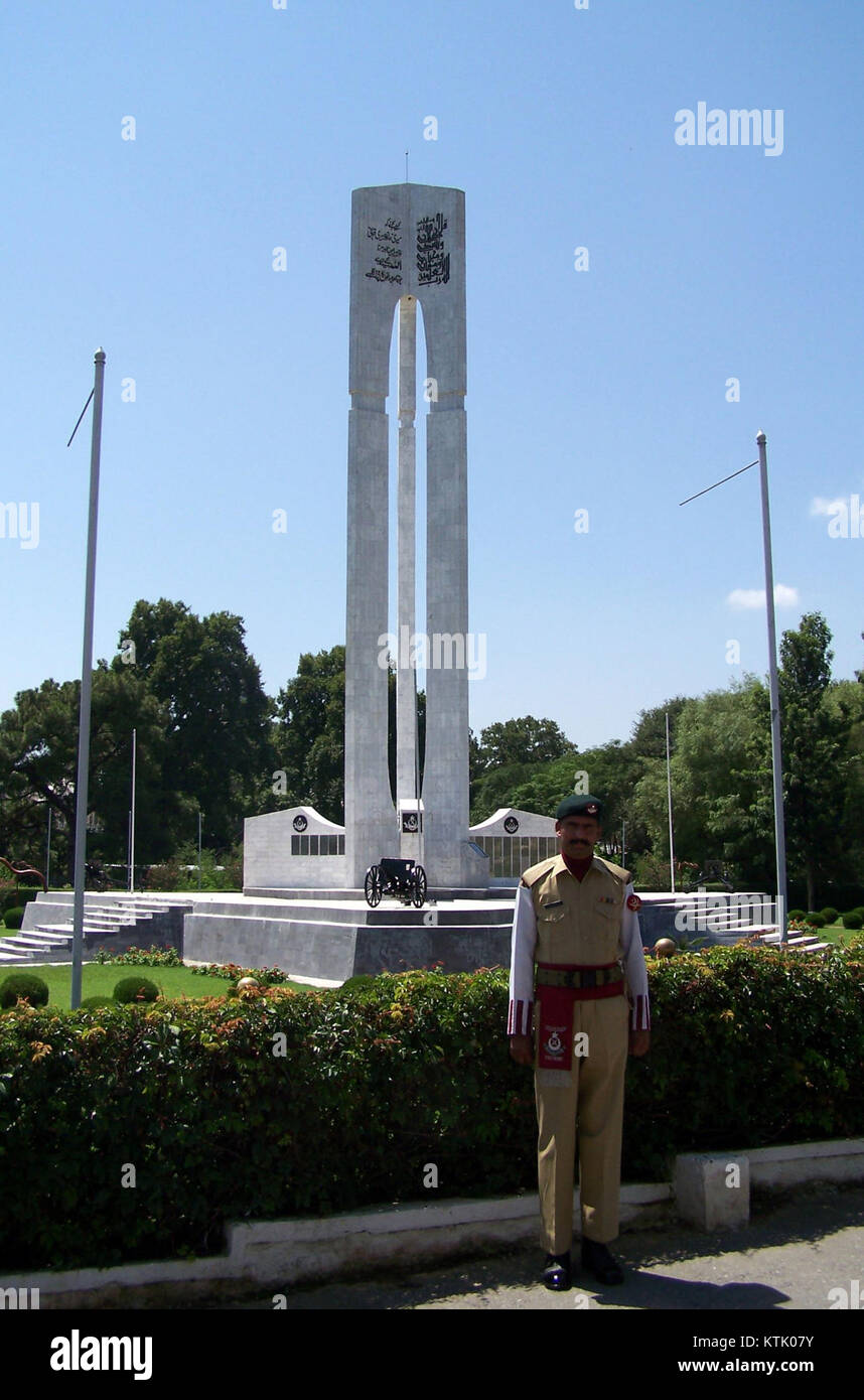 The Baloch Regiment War Memorial in Abbottabad, Pakistan, commemorates ...