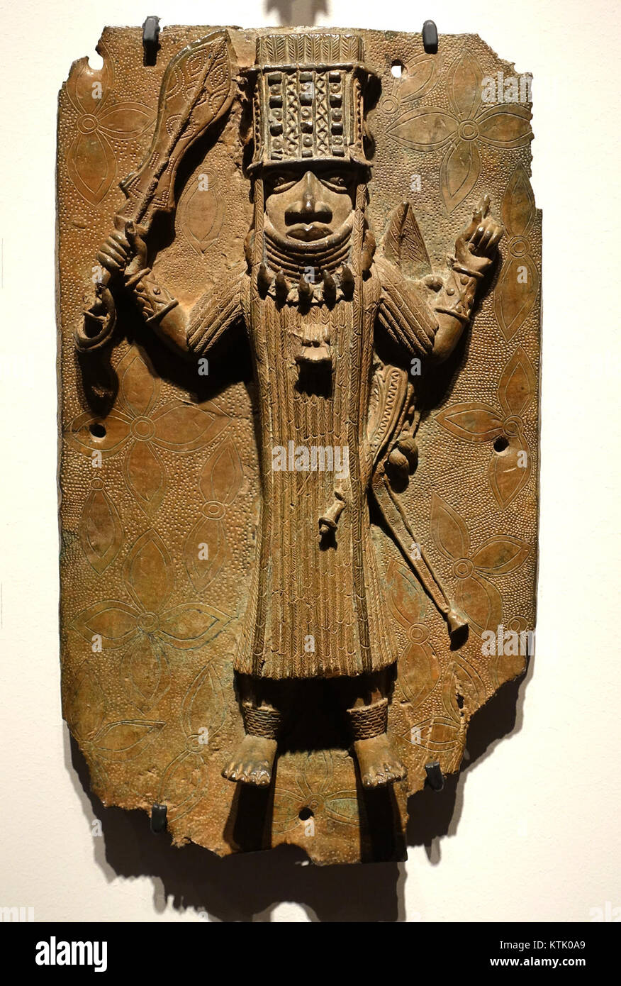 A bronze plaque from the Kingdom of Benin, housed in the Ethnological ...