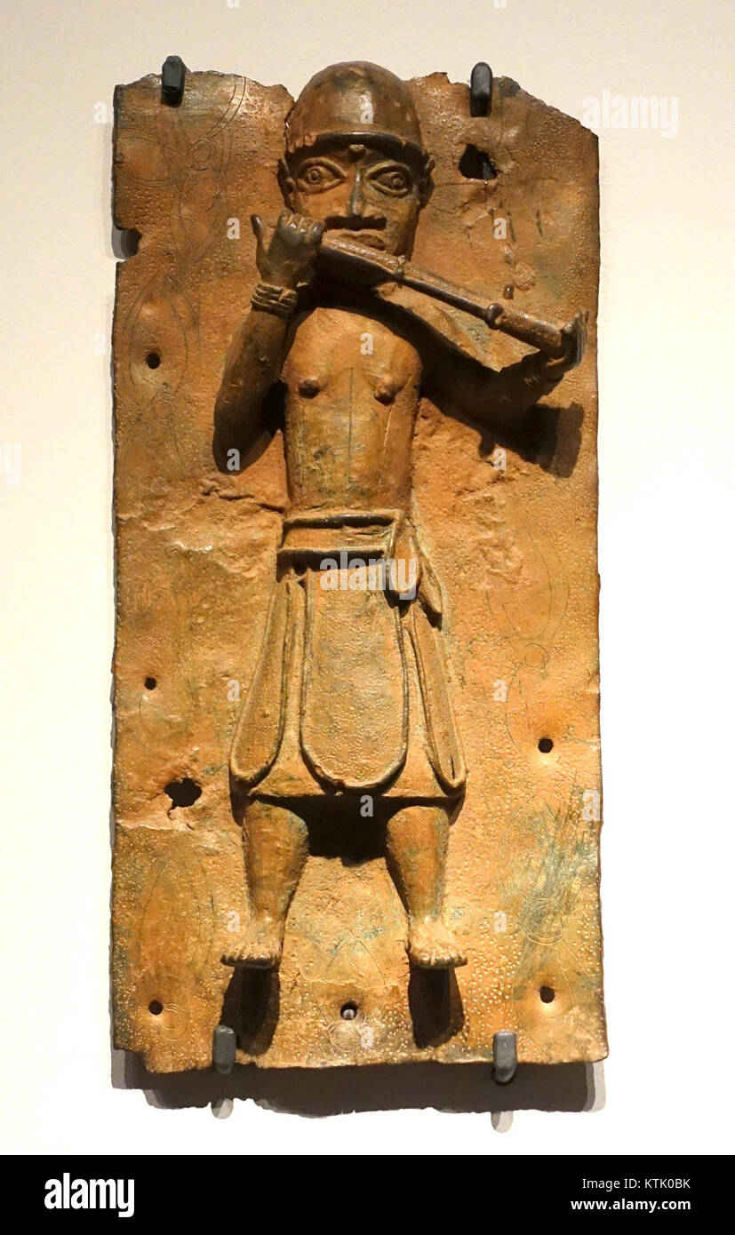 A Benin plaque from the Kingdom of Benin, housed in the Ethnological ...