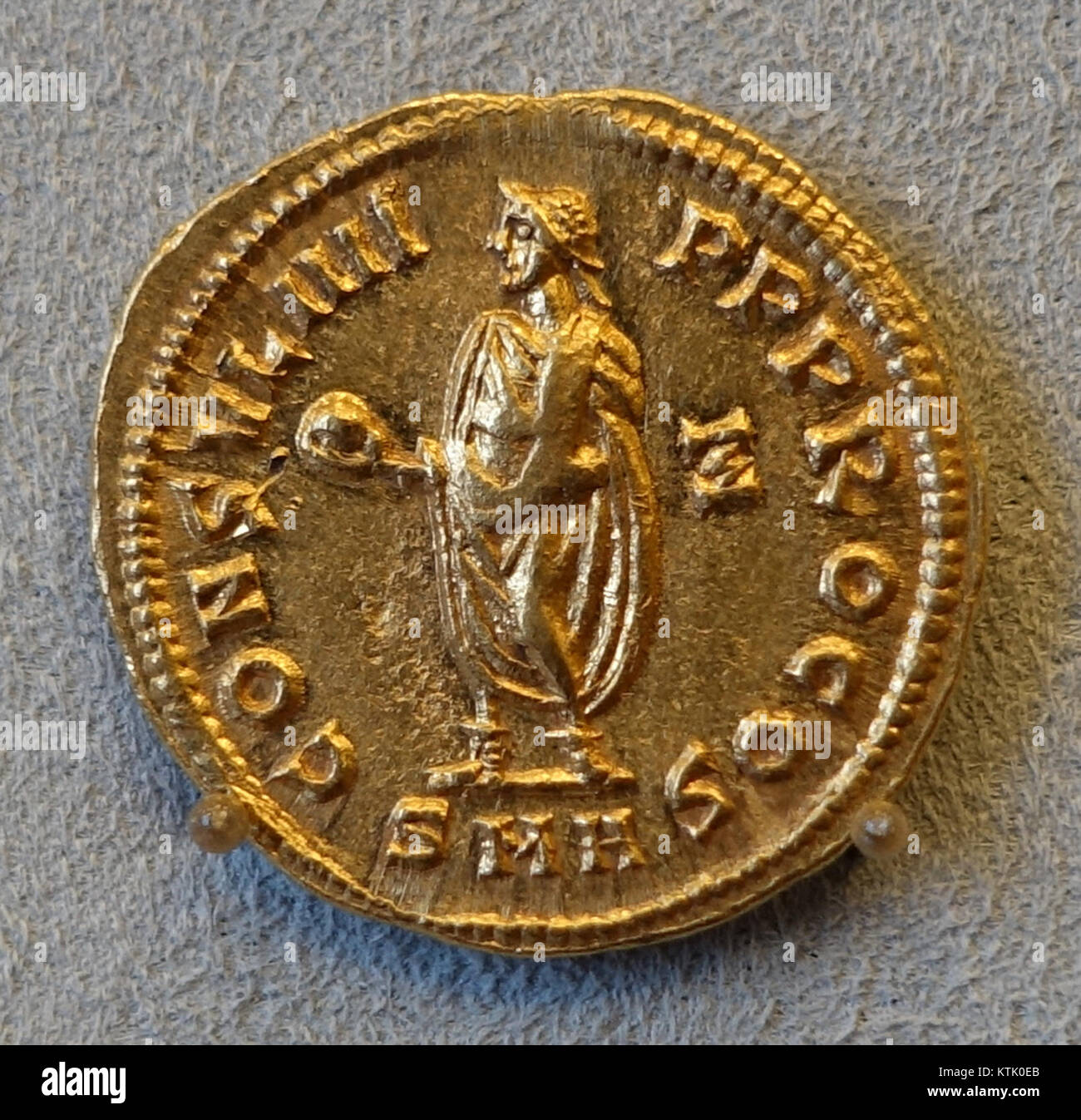 The aureus of 1/60th of a Roman pound from the reign of Diocletian ...