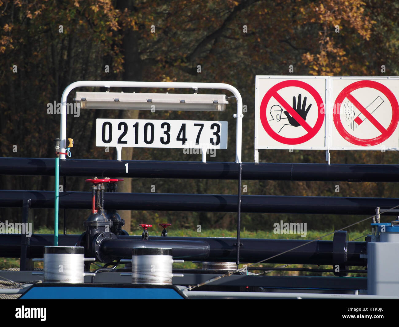 This image shows the Batavier, a cargo ship identified by its ENI ...