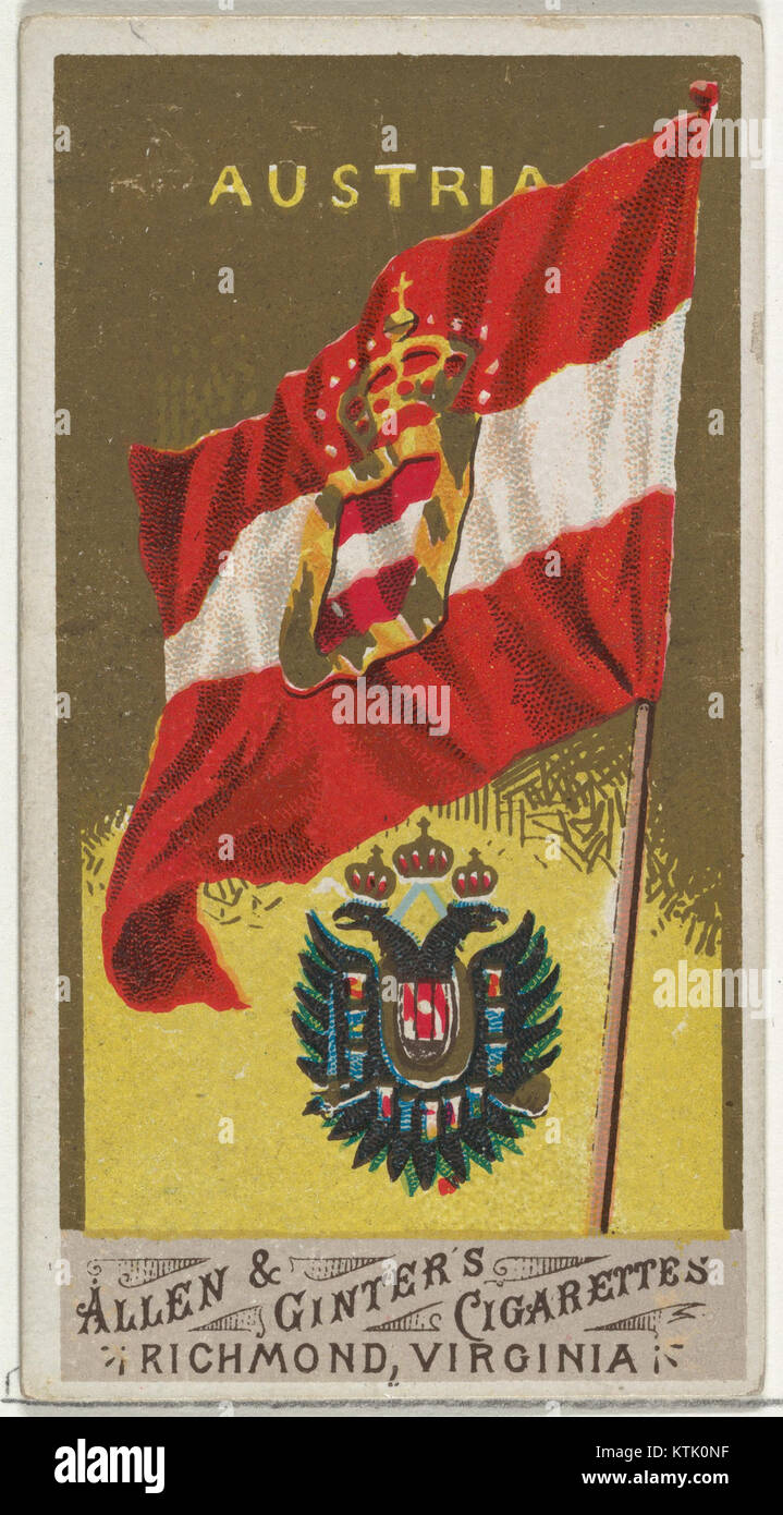 This collectible card from the 'Flags of All Nations' series, issued by ...