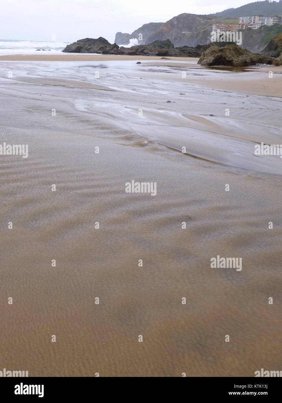 Bakio Playa, located in Spain, is a beach known for its scenic views ...